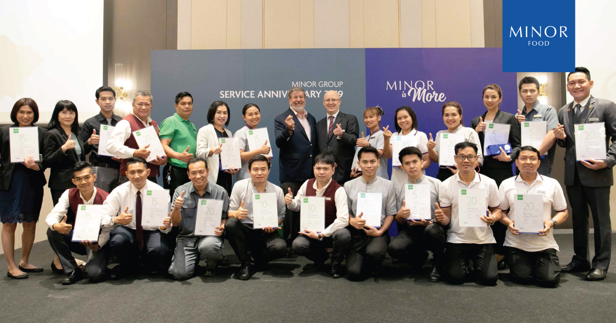 Minor Group Service Anniversary 2019 :ความภูมิใจที่มากกว่าเพื่อบุคลากร
