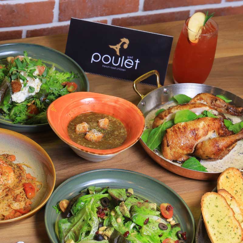 Minor Food unveils "Poulet" from Singapore First branch in Thailand.